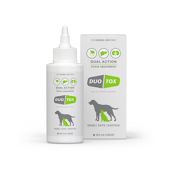 Duo Tox Dual Action Toxin Absorbent Liquid for Dogs Cats and Exotics ...