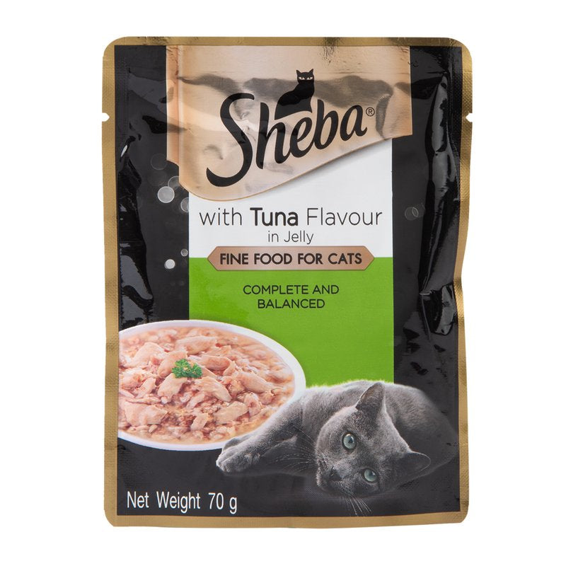 Sheba With Tuna Flavour in Jelly – JustforPets